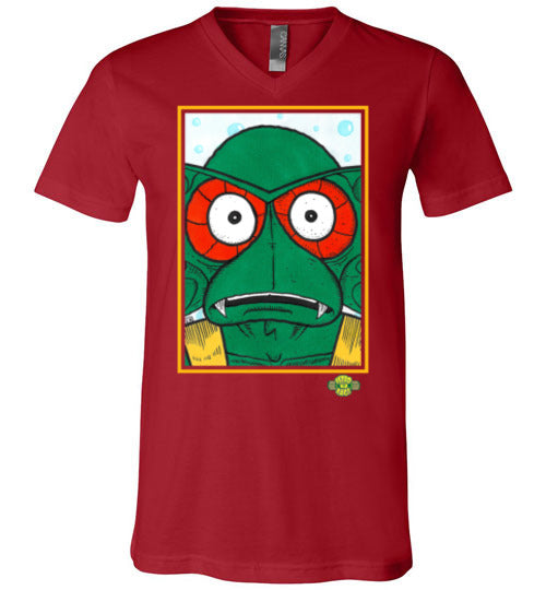 Squidish Rex: V-Neck – Retro Rags Limited