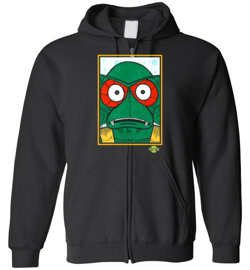 Squidish Rex: Full Zip Hoodie – Retro Rags Limited