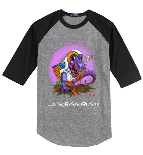 Sor-Saurus: 3/4 Sleeve Jersey (FL&BT) – Retro Rags Limited